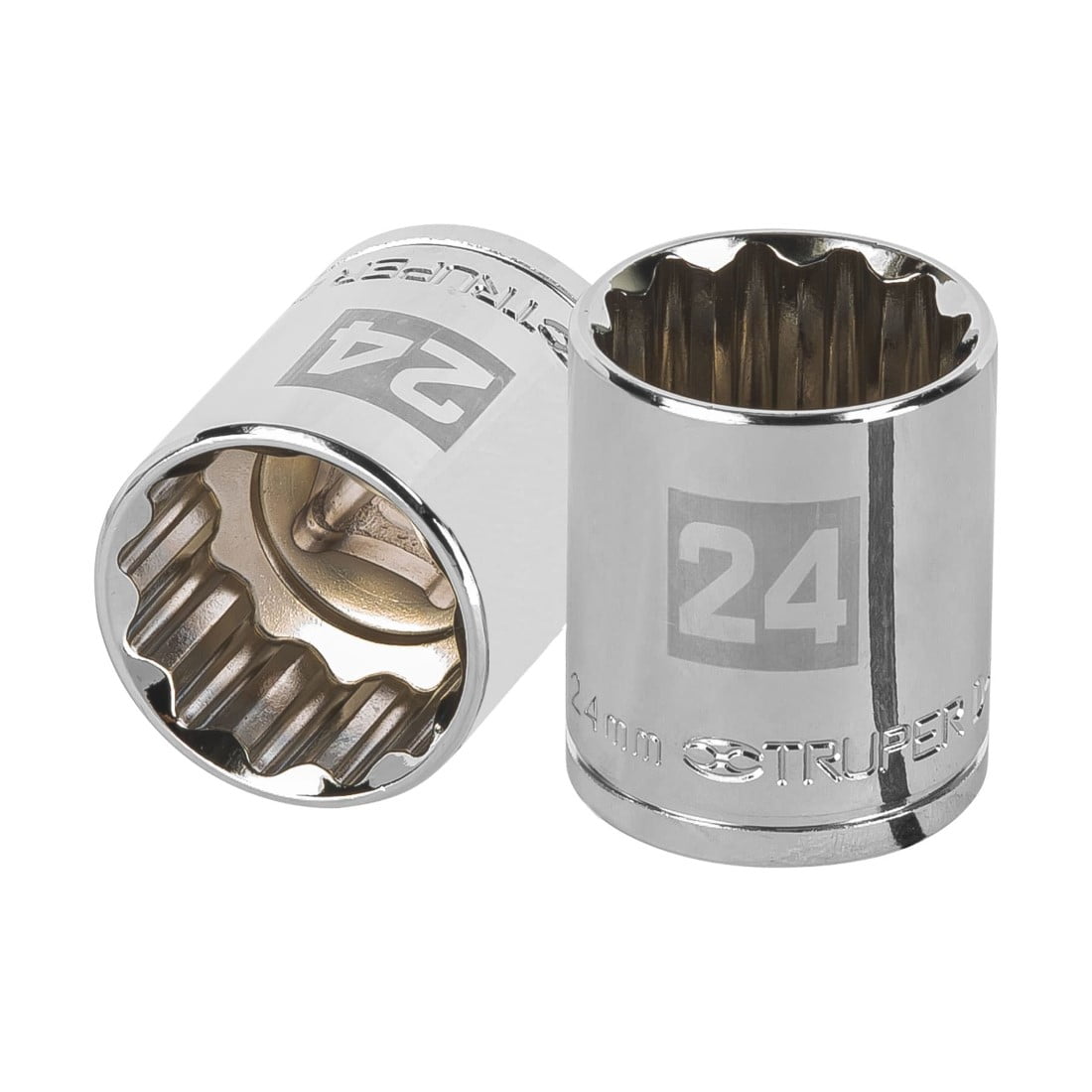 Dado Poligonal Milimetrico Cuadrante 1/2" 24mm | Lider