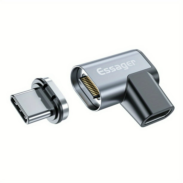 ESSAGER USB C Magnetic Adapter 24Pins, Type C Magnetic Connector ...