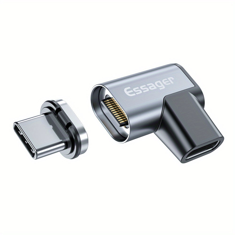 ESSAGER USB C Magnetic Adapter 24Pins, Type C Magnetic Connector ...