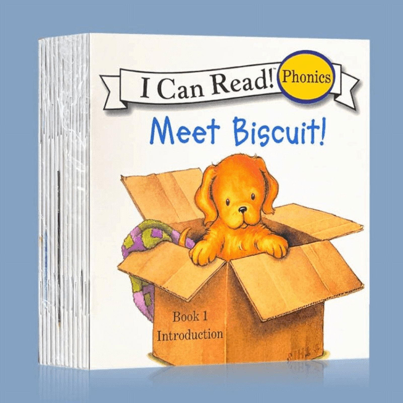 12 Books/Set Biscuit Series I Can Read Phonics Words Learning English ...
