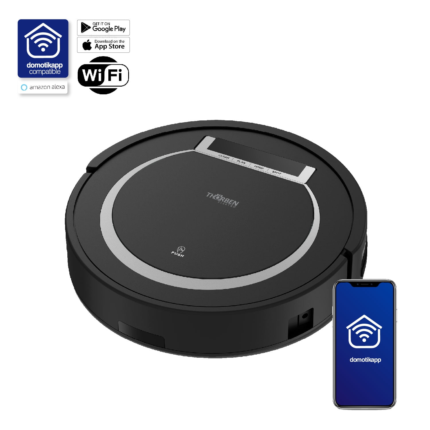 Aspiradora Robot Digi Bot Wifi | Lider