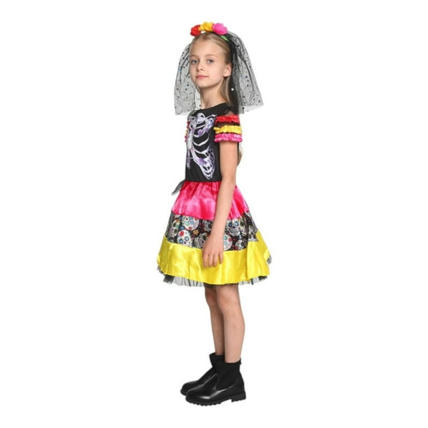 Disfraz Infantil Catrina Esqueleto | Lider