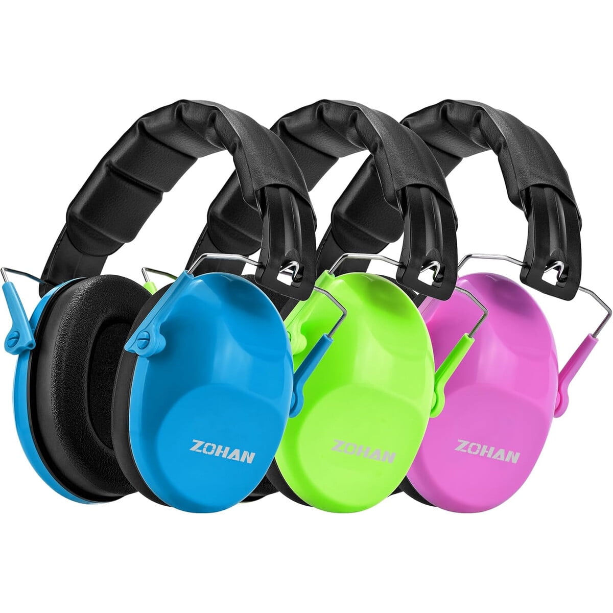Audífonos ZOHAN Niños Cancelación de Ruido 25dB NRR 3 Pack | Lider