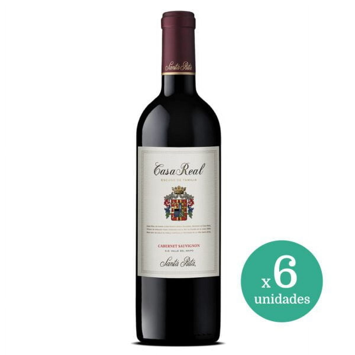 VINO CASA REAL EF CAB SAUV 750 CC X 6 | Lider