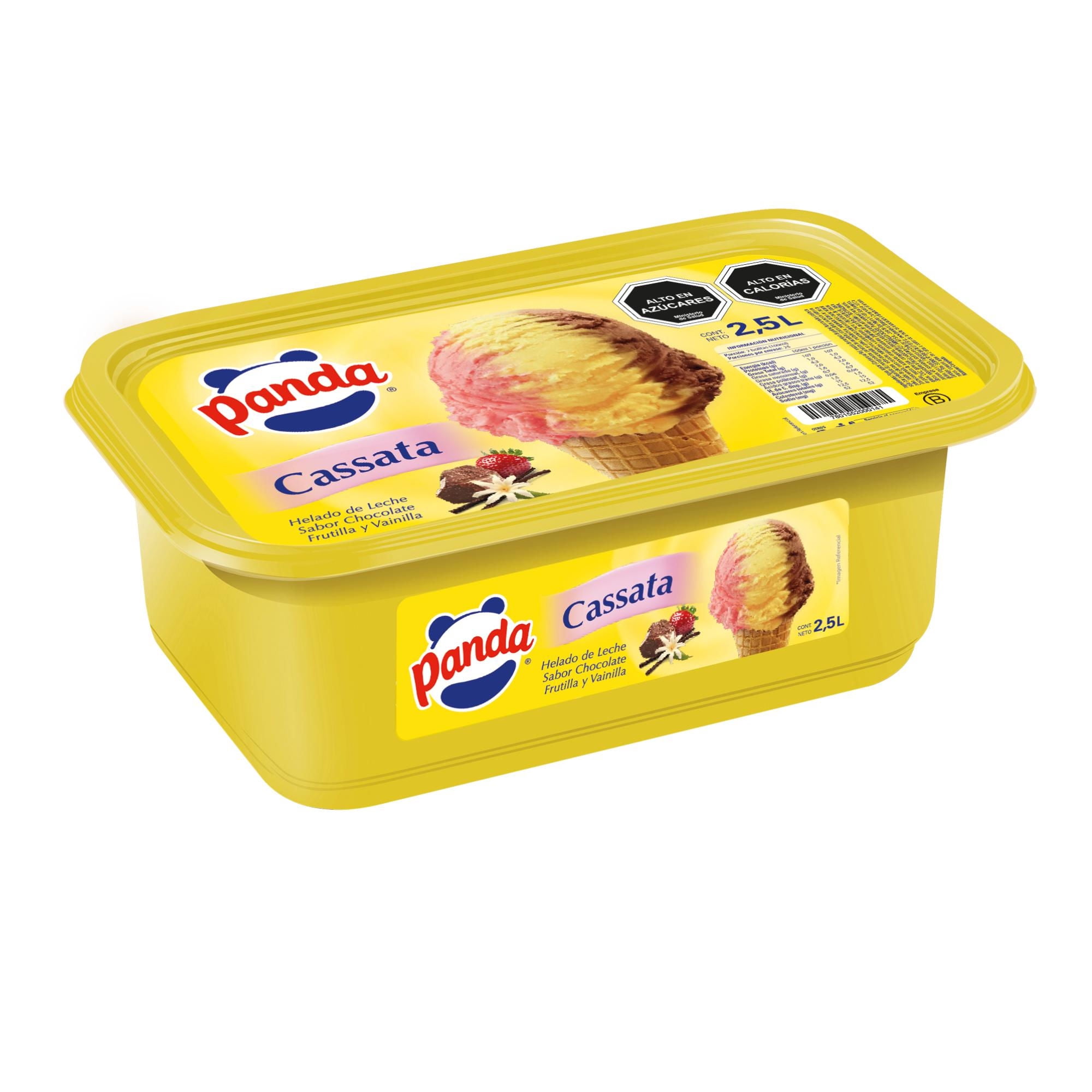 Helado Trisabor Chocolate, Frutilla y Vainilla Cassata, 2,5 L | Lider