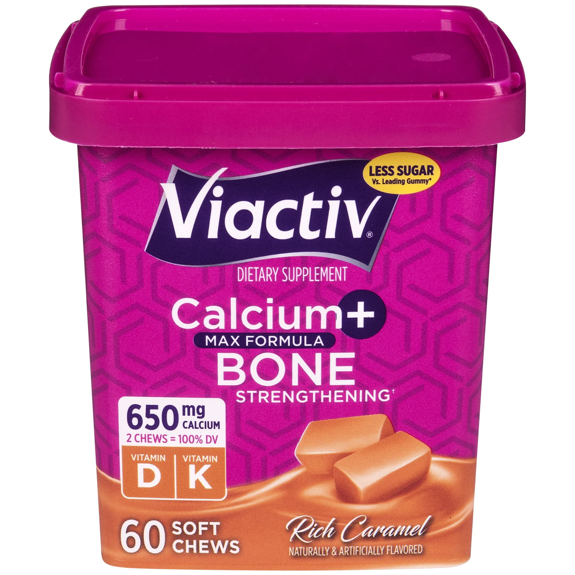 Suplemento Viactiv Calcio y Vitamina D3 Soft Chews 60 Caramel | Lider