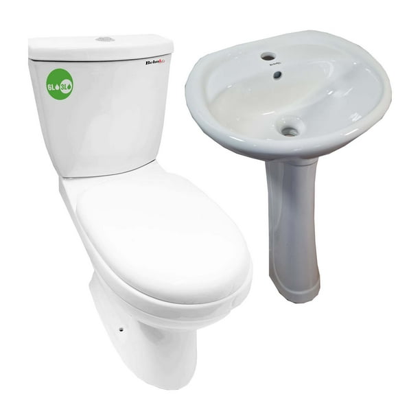 Kit WC + Lavamanos descarga a Piso Portland | Lider