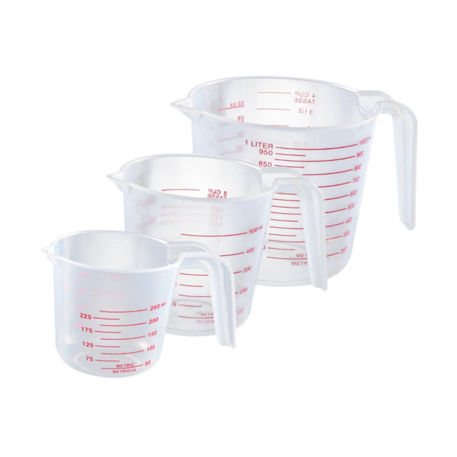 Tazas Medidoras Con Escala Recipientes Medidores Con Asa Y Pico ...