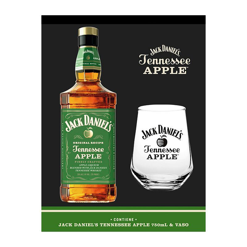 JACK DANIELS PAC JACK APPLE 750CC + VASO | Lider