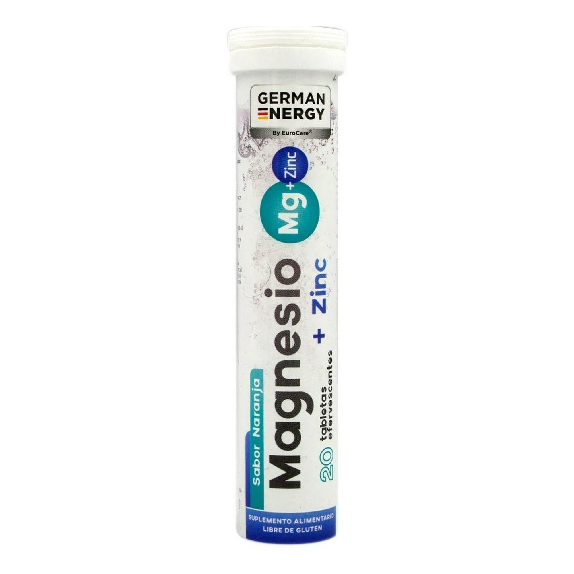Magnesio + Zinc Tab Efervescentes X 20 Und German Energy | Lider