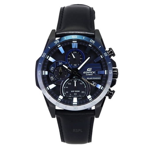 Reloj Analógico Casio Edifice Nighttime Drive Series Solar Negro Hombre ...
