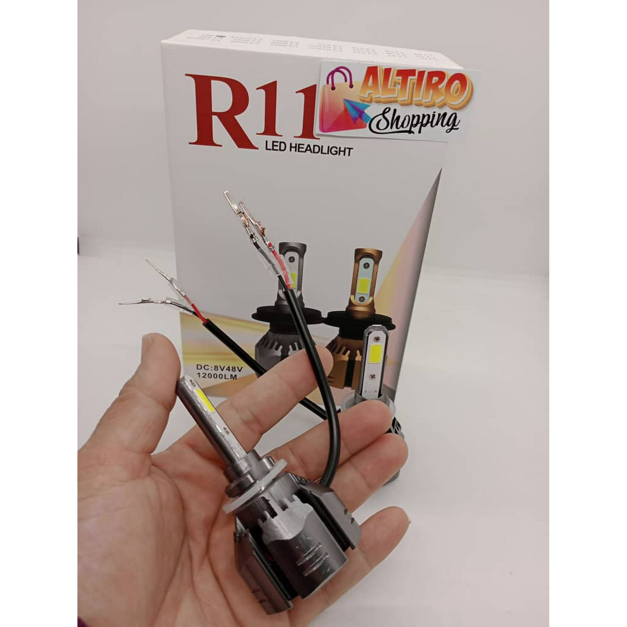 X2 ampolletas turboled R11 de 12000 lúmenes 150 watts 6500K 880 881 H27 | Lider