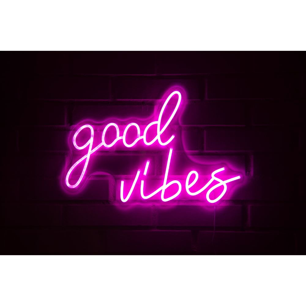Letrero Estilo Neón Good Vibes | Lider