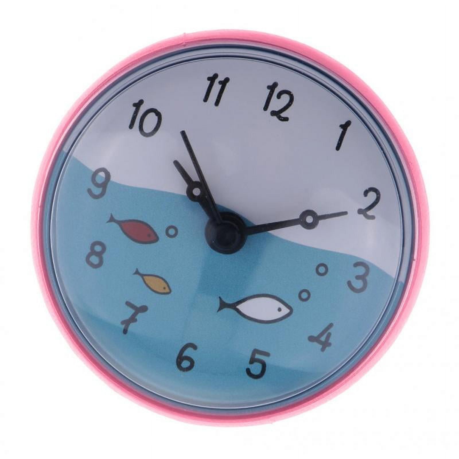 Baño Reloj De Succión De Pared Pantalla De Tiempo A Prueba De Agua ...