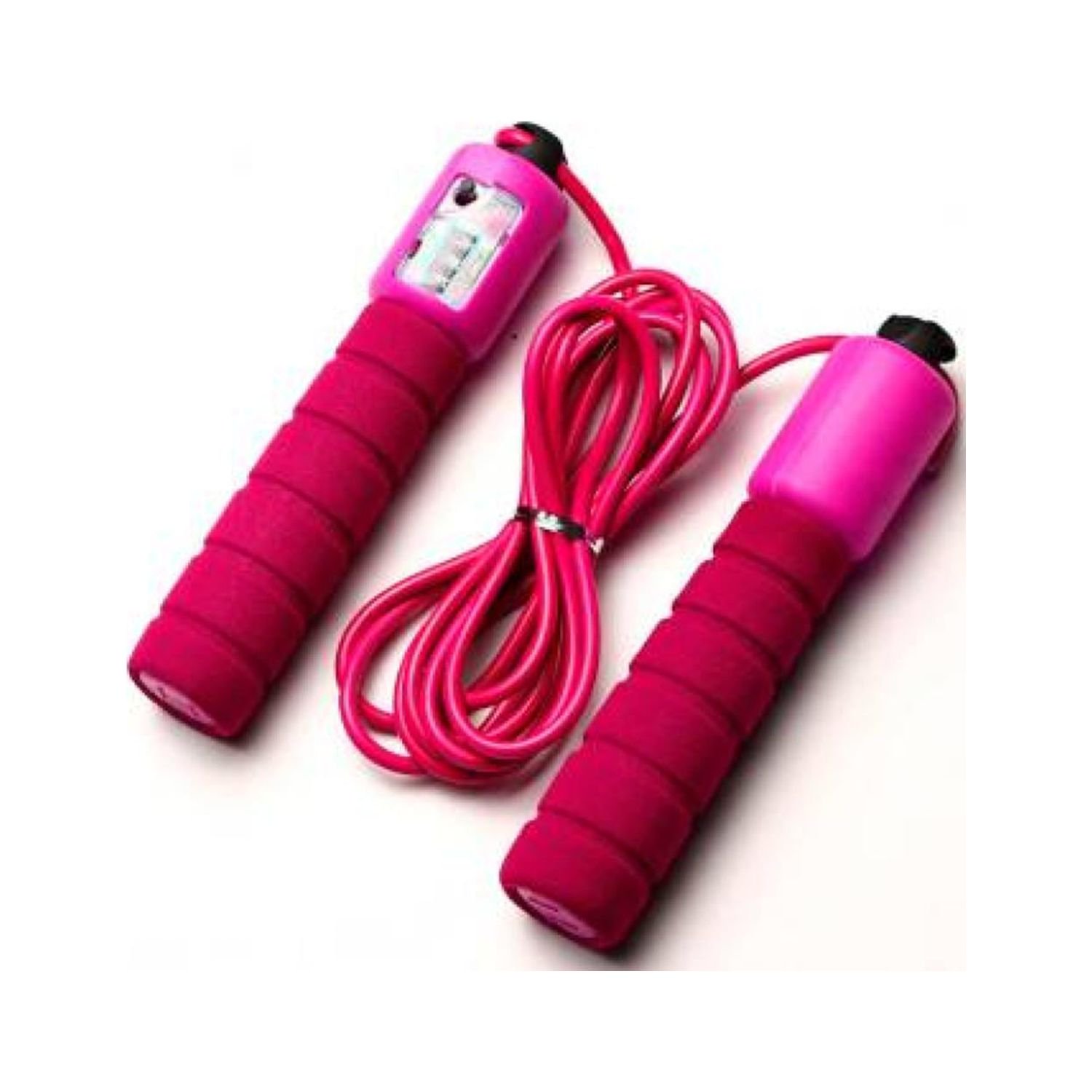 Cuerda Para Saltar Con Contador De Saltos Rosada | Lider