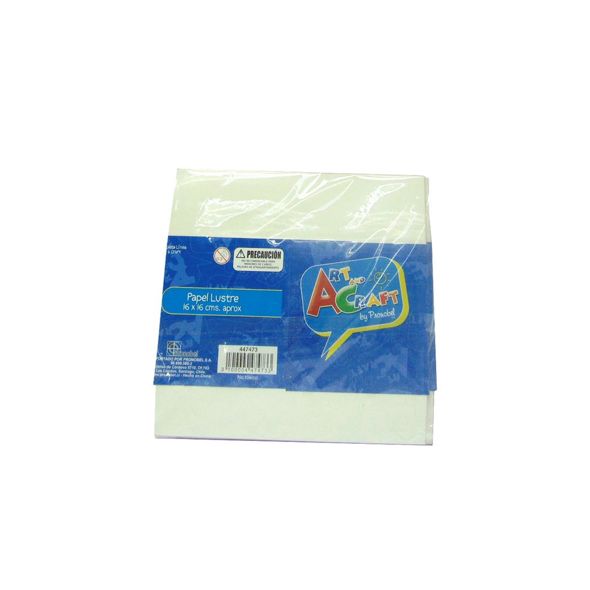 Papel Lustre Color 24 Hojas 16 X 16 Cm Art Craft | Lider