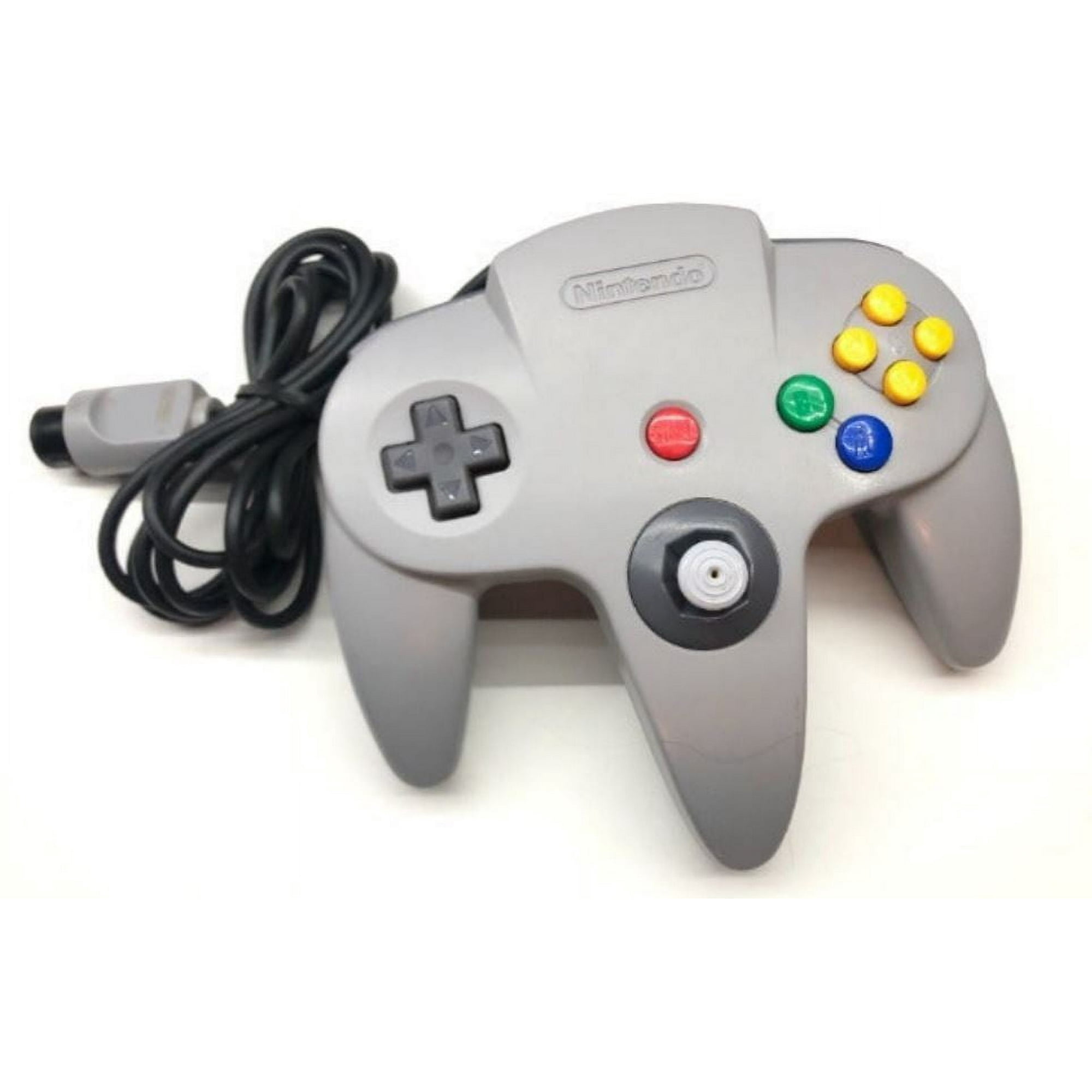 Mando Oficial Auténtico de Nintendo N64, Color Gris, con Palanca ...