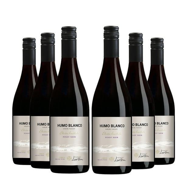 Caja x6 Hacienda Araucano - Lurton - Humo Blanco Pinot Noir VINO CAJA ...