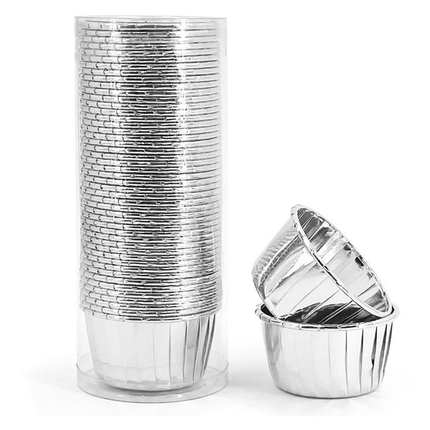 Capacillos para cupcakes, capacillos de aluminio desechables para ...
