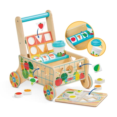 Carrito De Supermercado Con Forma De Madera Toy Melissa