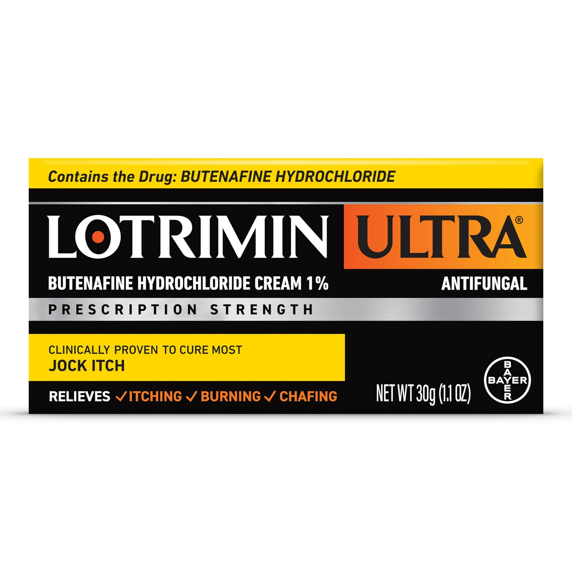 Crema Lotrimin Ultra antimicótica para la tiña inguinal, tubo de 30 ml ...