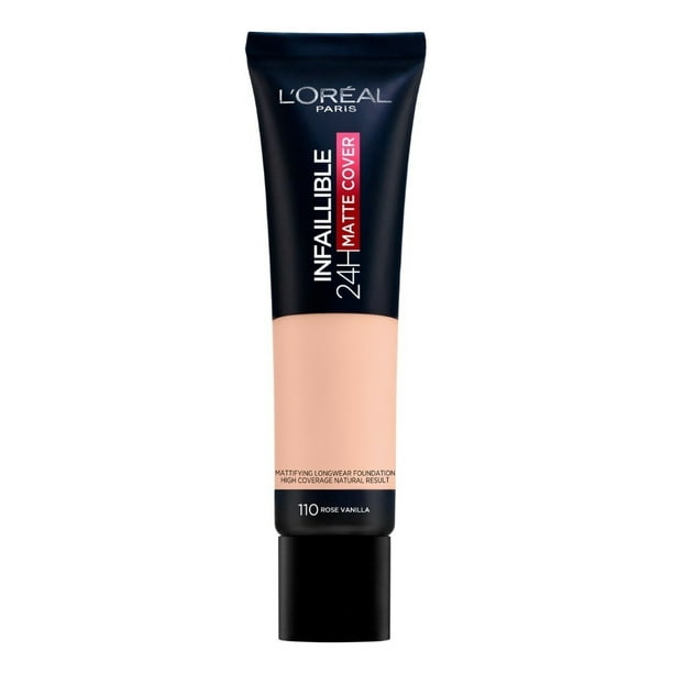 Base Infallible Matte Cover 110 Vanille Rose L'oreal Paris | Lider