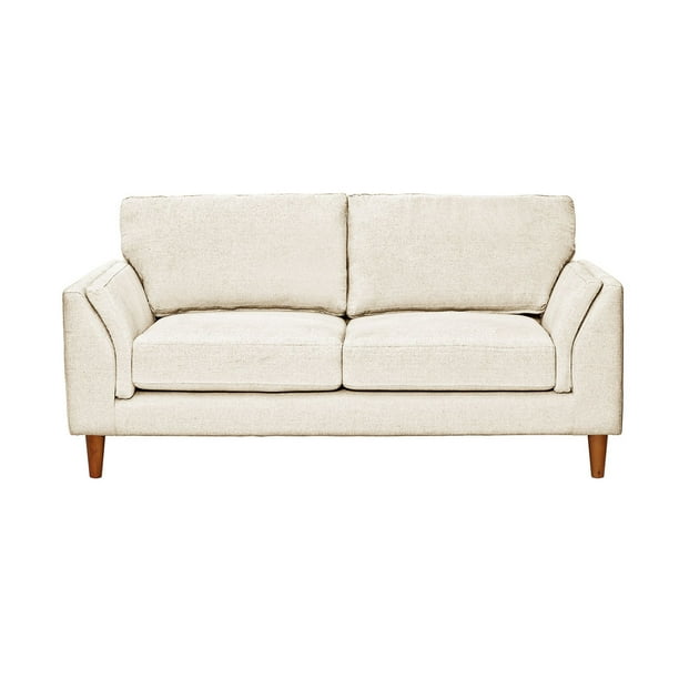 Sofa Milan 2C Con Resortes Pocket Lino Blanco | Lider