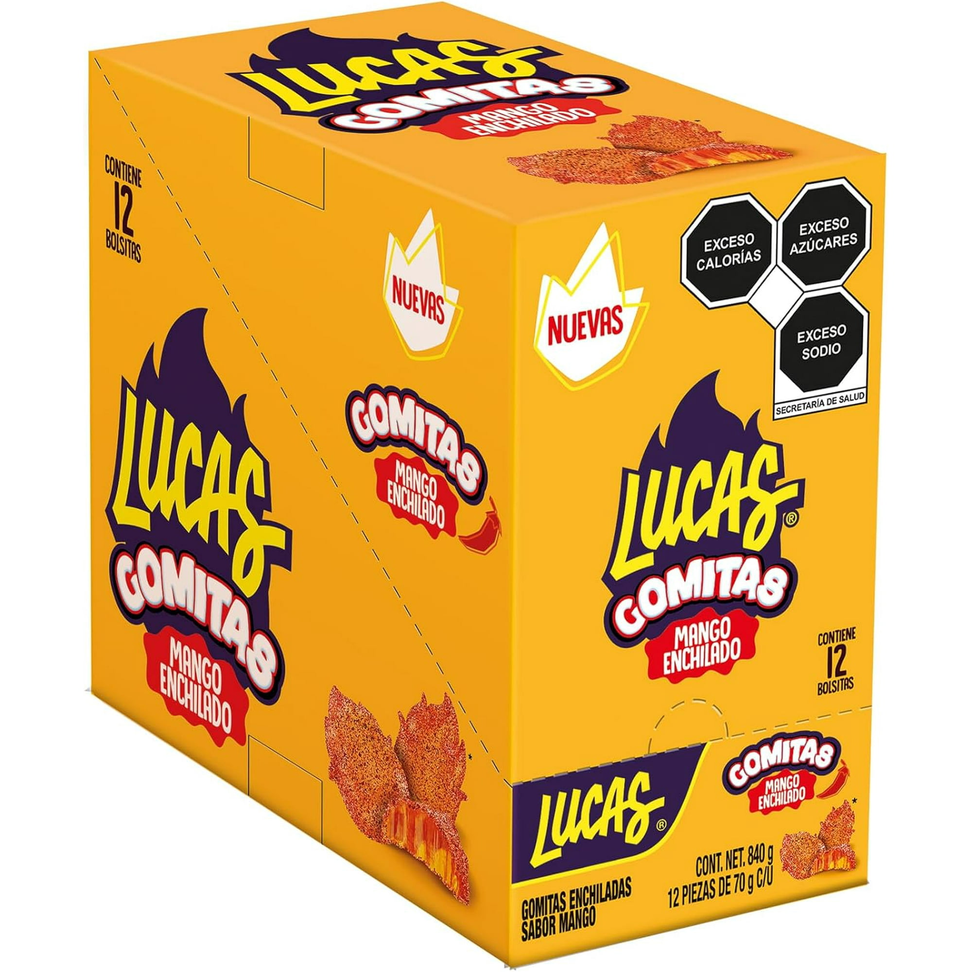 Gomitas Mango Enchilado Lucas 12 x 70 g | Lider