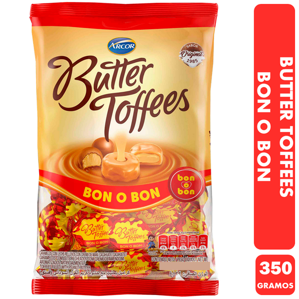 Caramelo Butter Toffes Bon O Bon - Bolsa Con 57 Unid Aprox. | Lider