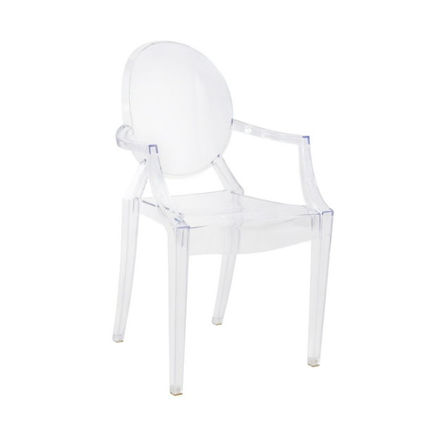 Silla Louis Ghost Con Brazos | Lider