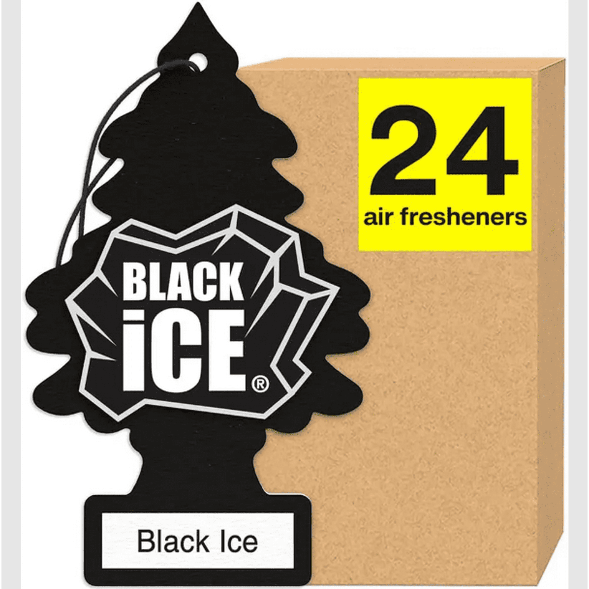 Pack 24 Pinos Little Trees Aromáticos Aroma Black Ice | Lider