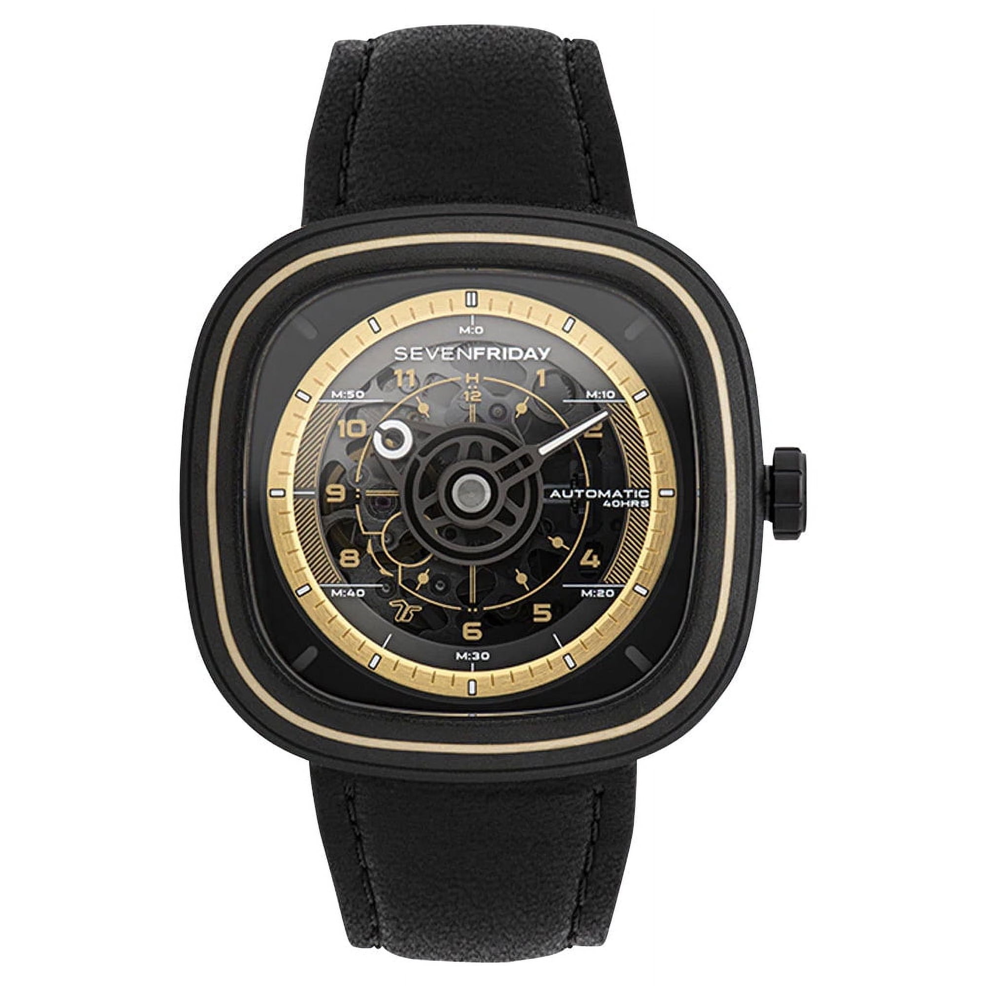 Reloj Automático Para Hombre T Series Nfc Acero Inoxidable Dial Negro ...