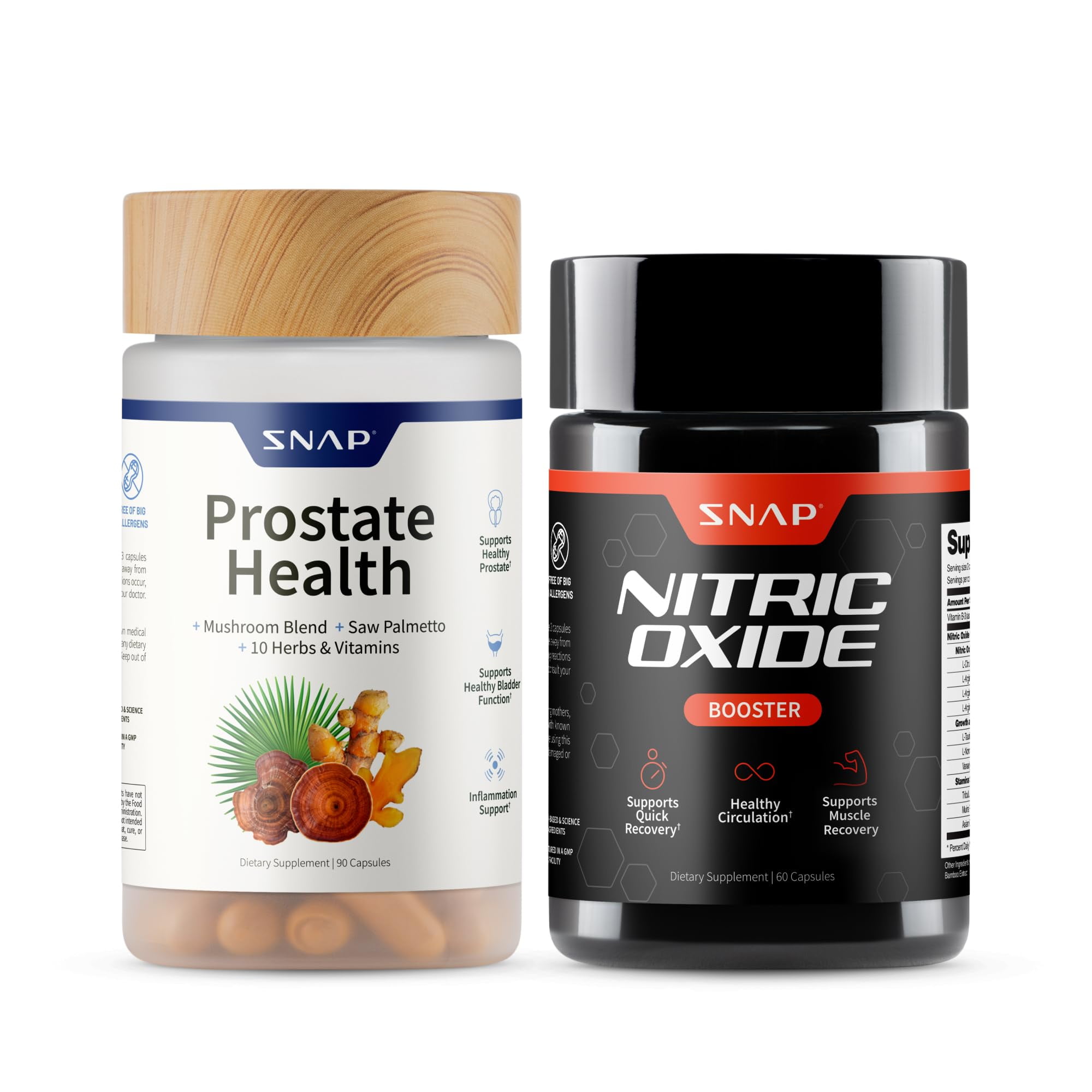 Paquete de suplementos Snap Supplements Prostate Health Supplements | Lider