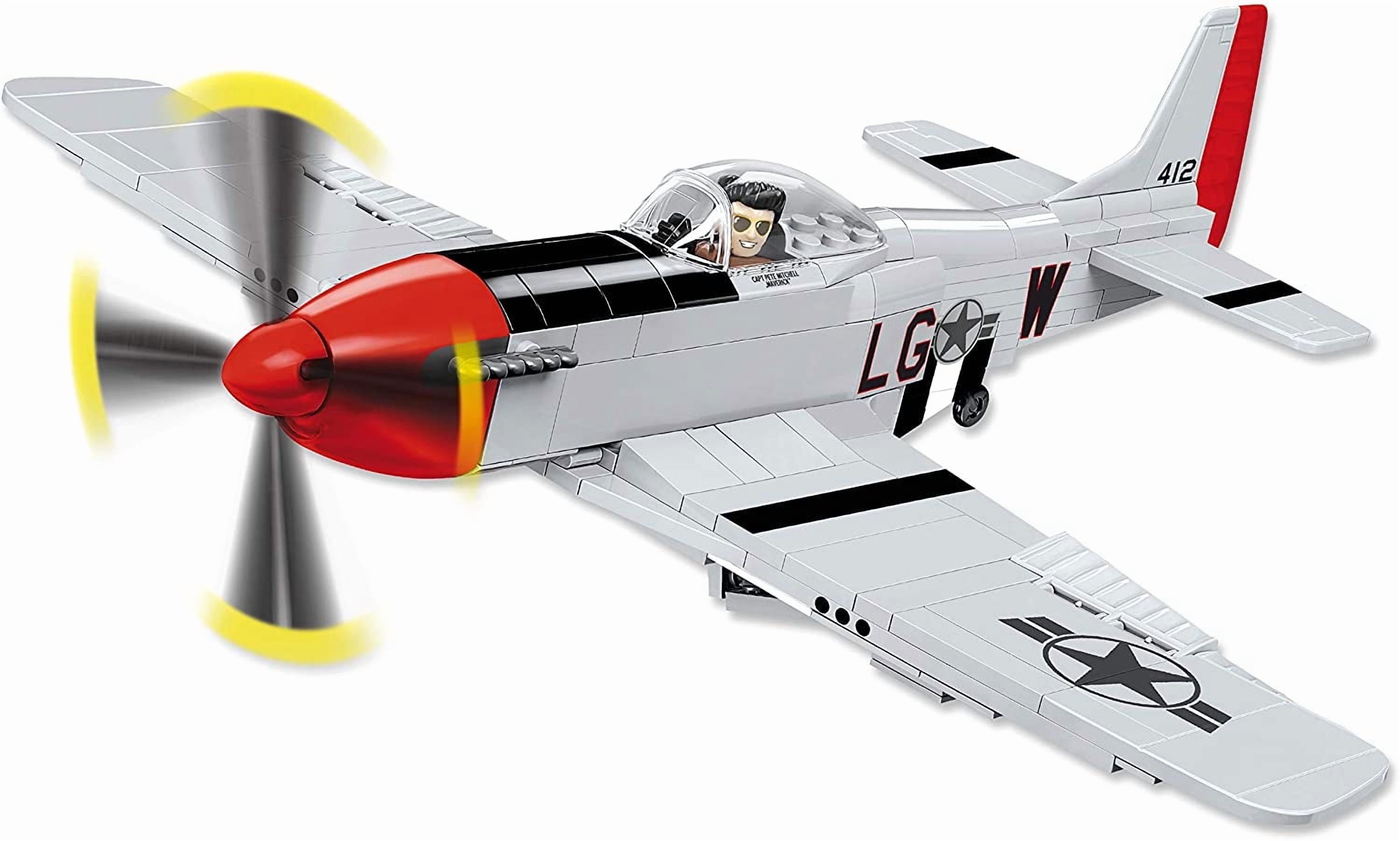 Cobi Toys - Cobi Top Gun: Maverick Mustang P-51D, Plata