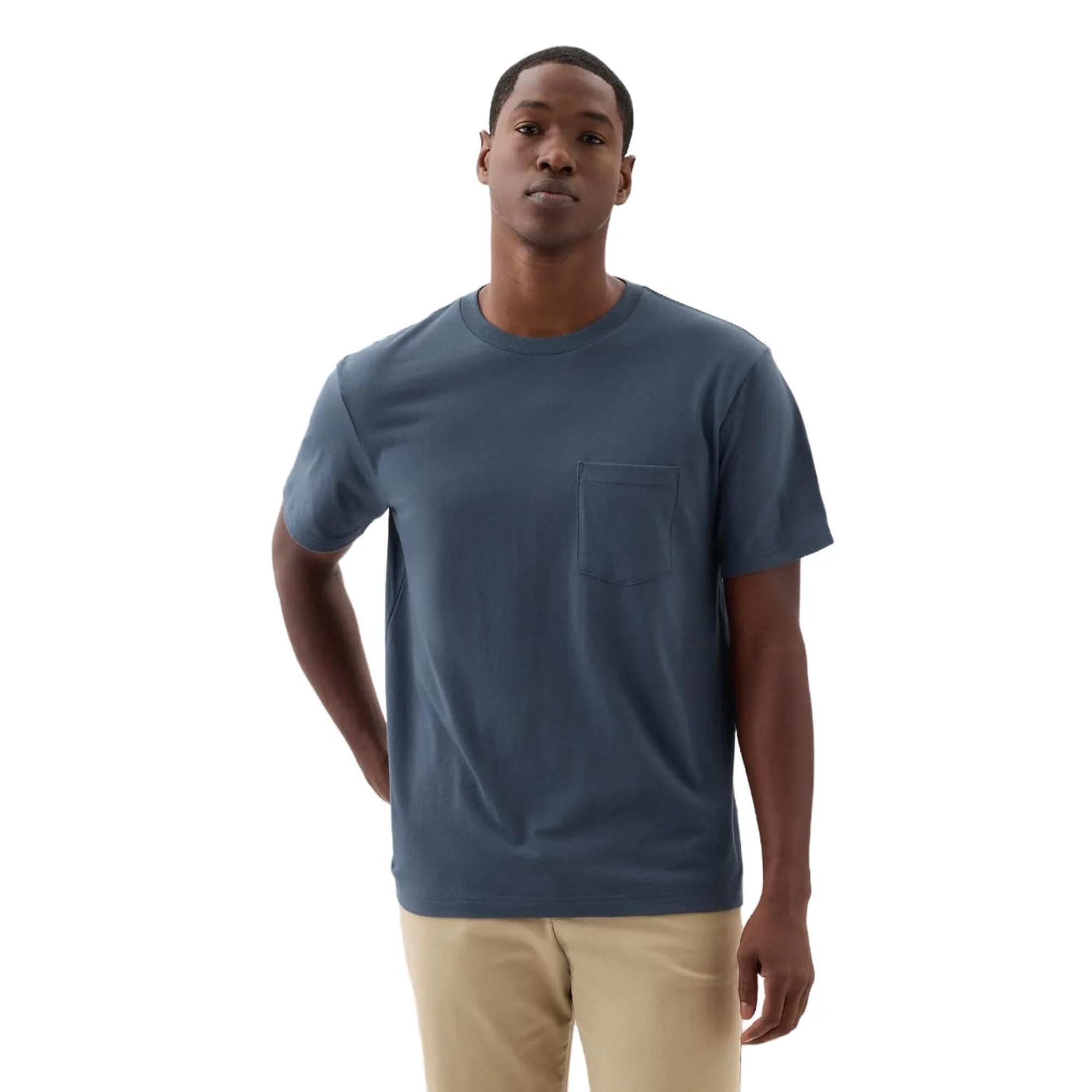 Camiseta GAP Pocket Deep Sailor Blue S para hombre | Lider