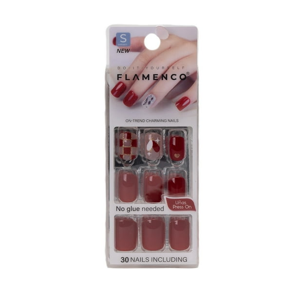 Set Uñas Diseño Rojo | Lider
