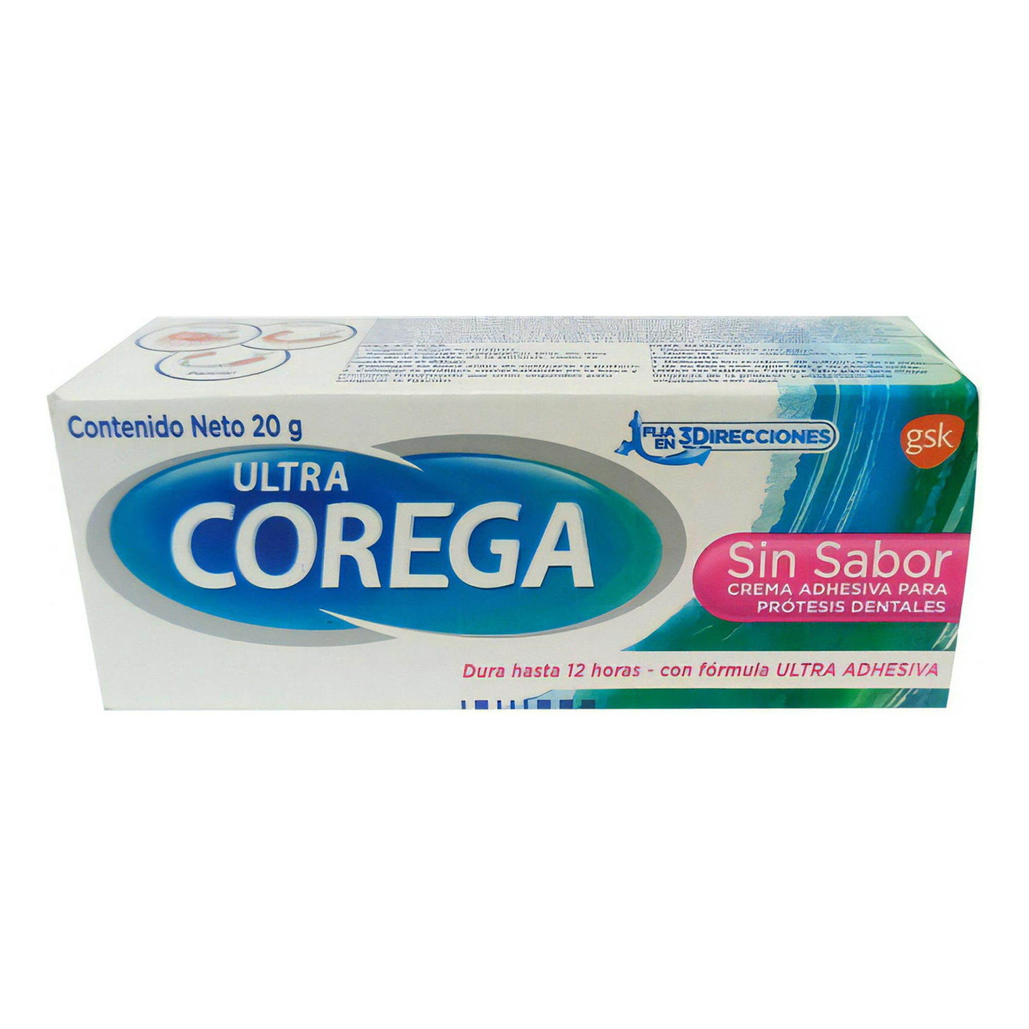 Crema Corega 3d Ultra Sin Sabor 20 Gr | Lider