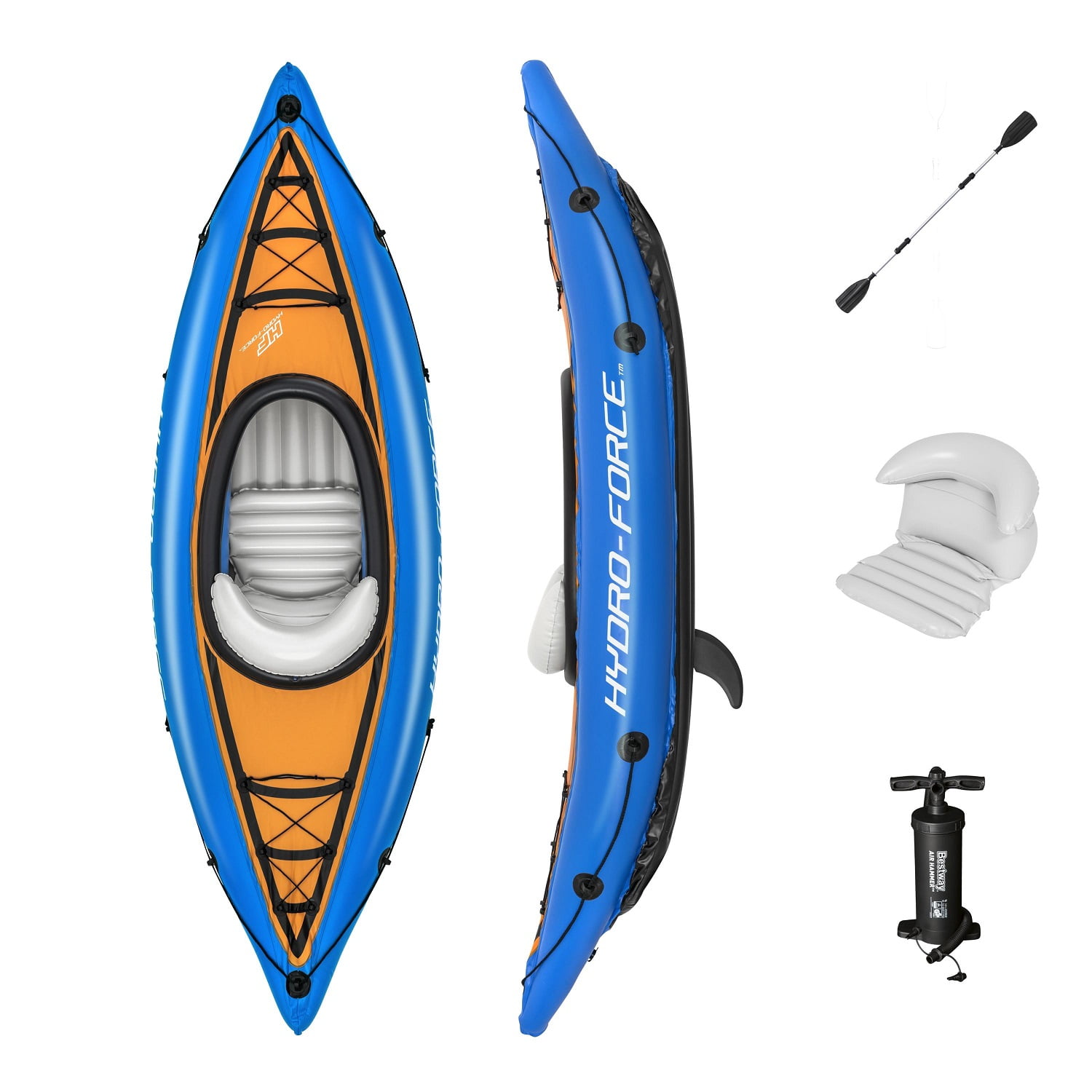 Kayak Inflable Hydro Force Cove 1 Persona | Lider