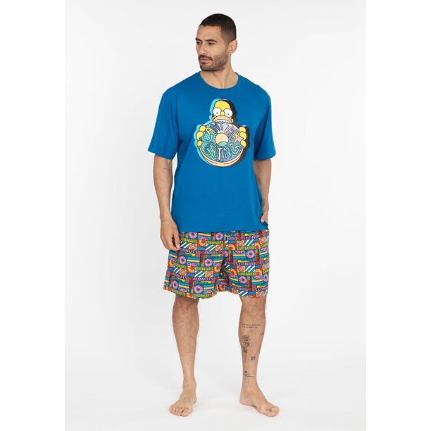 Pijama Hombre Simpson Azul Talla L | Lider