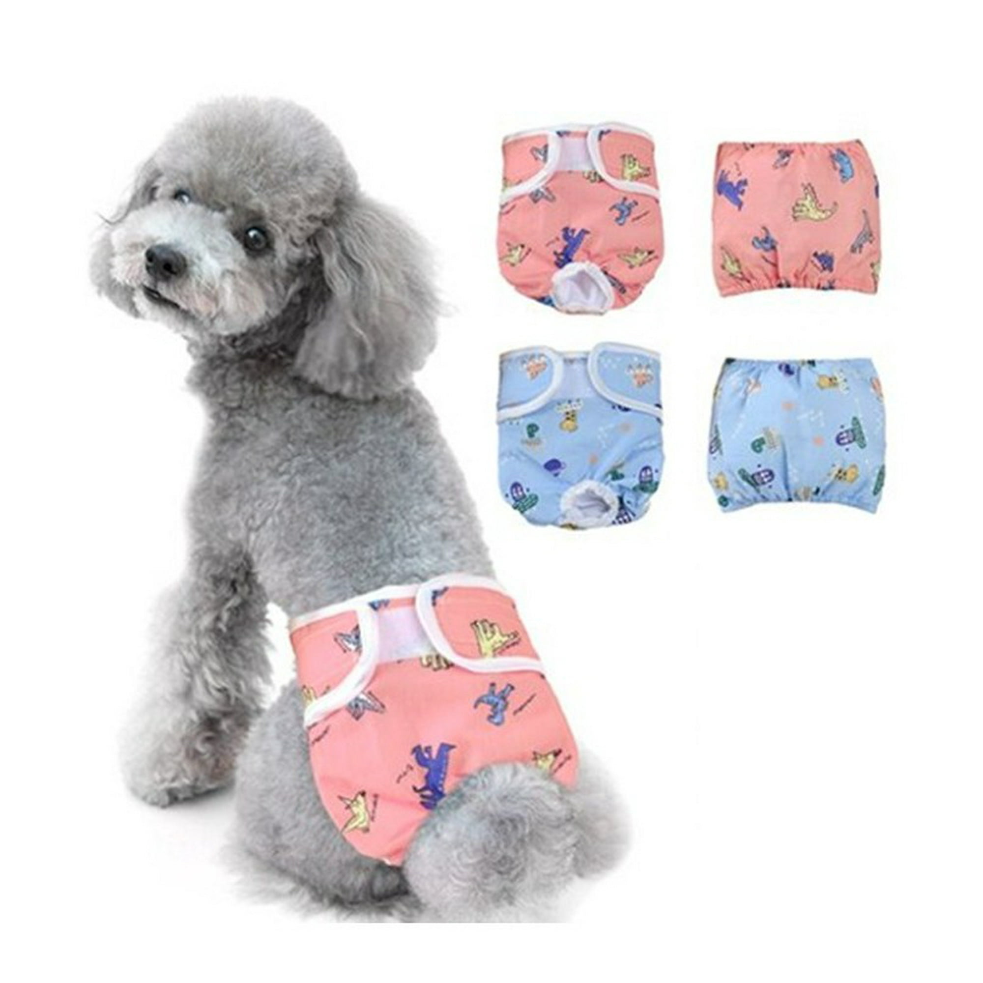 Calzón De Celo Para Perritas Lavable Talla M Raza Mediana Rosa | Lider