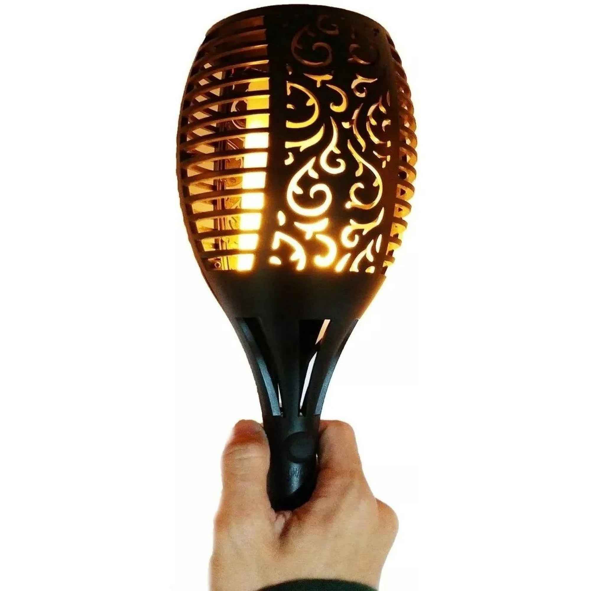 Luz Jardin Led Recargable Solar Estaca Antorcha Llama Farol multicolor | Lider