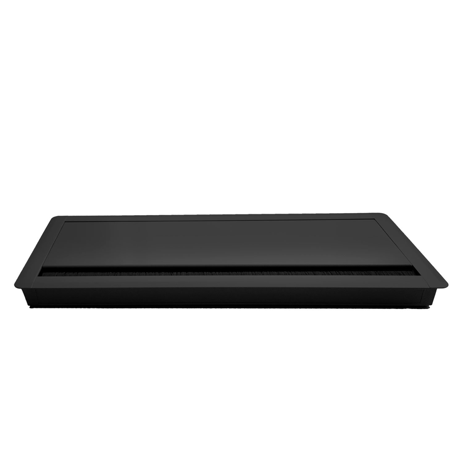 Pasacables Rectangular Negro | Lider