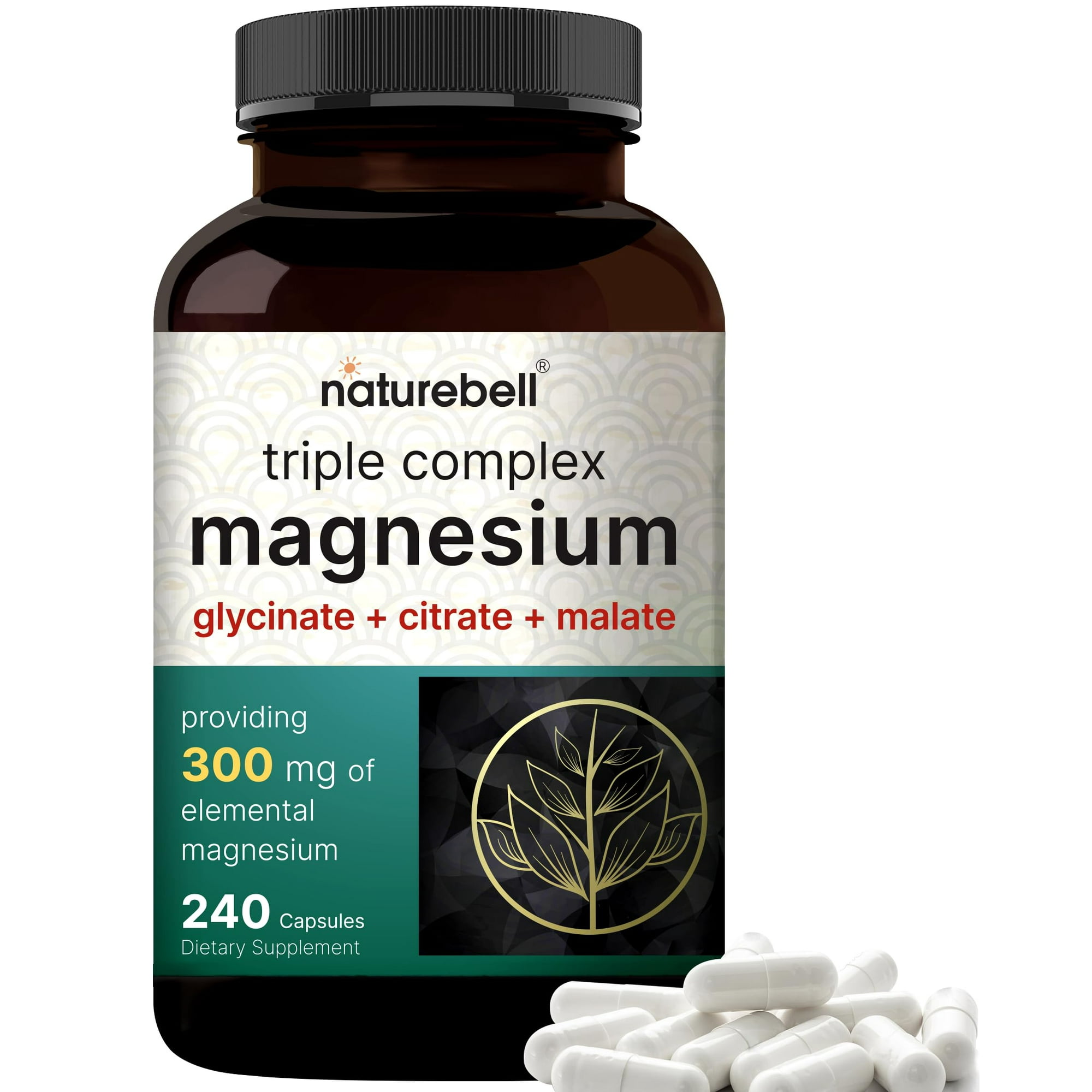 Suplemento Naturebell Triple Complex Magnesio 240 cápsulas | Lider