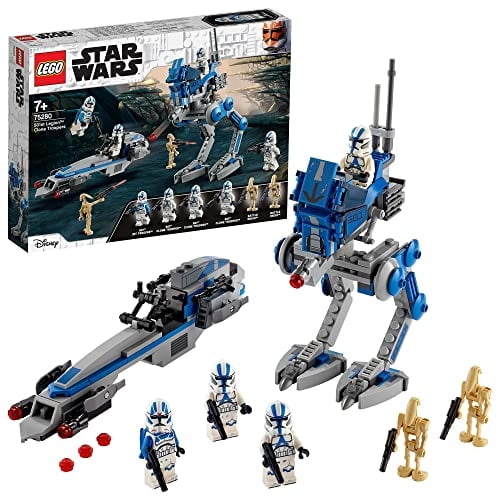Lego 75280 Star Wars 501st Legion Clone Troopers Set con droides de ...