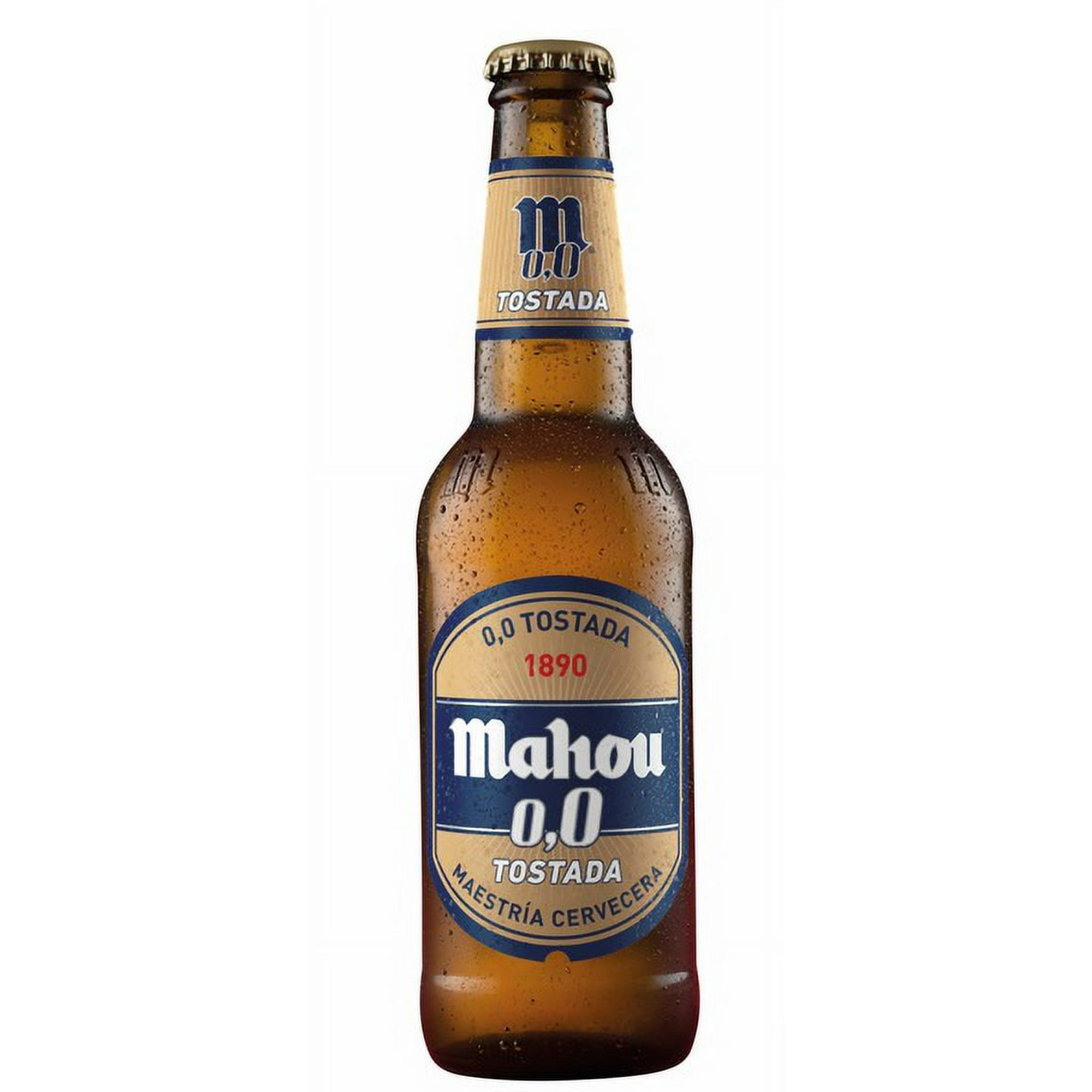 CERVEZA MAHOU 0.0G TOSTADA BOTELLA 330CC | Lider