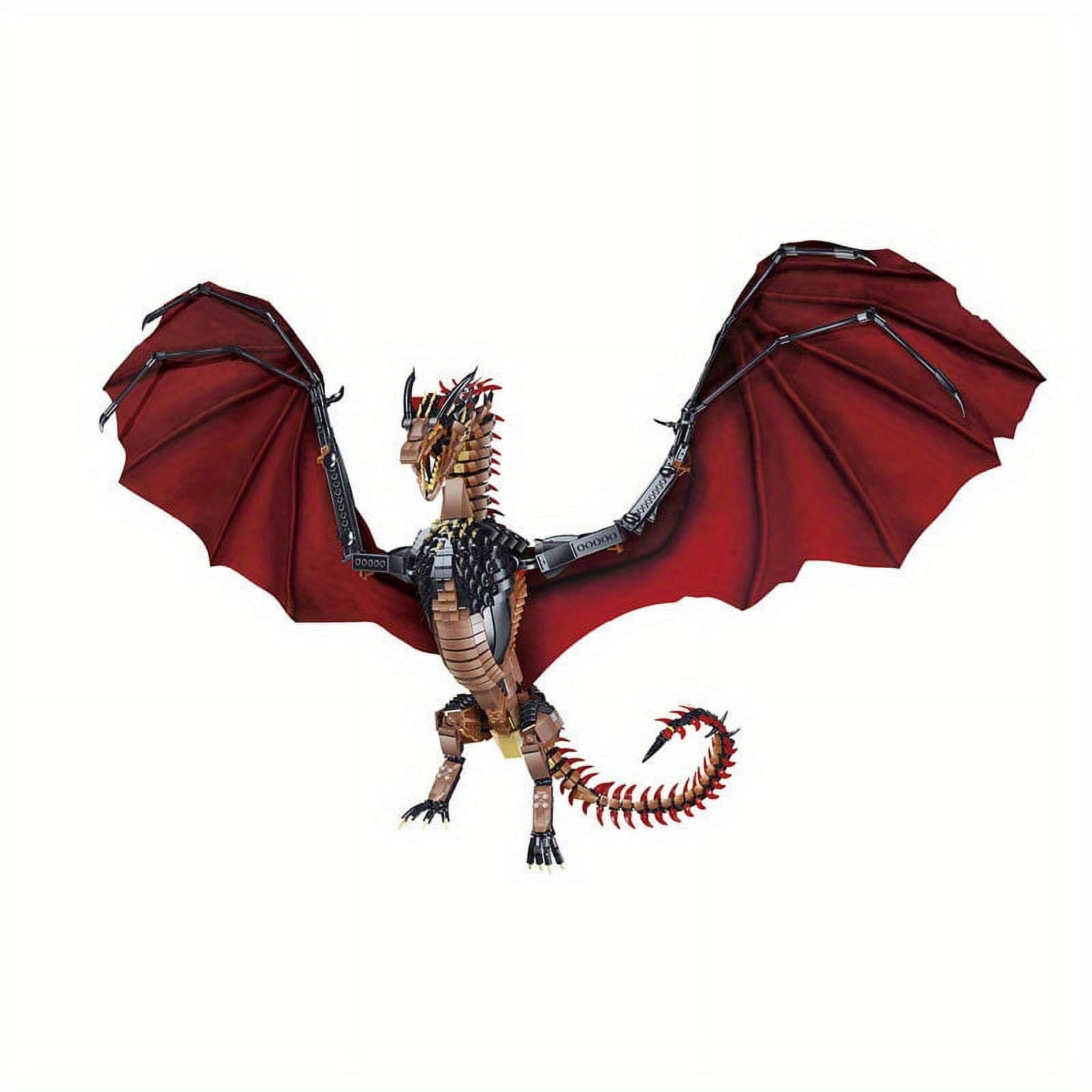 Chinese Series Red Dragon Assembly Building Blocks Puzzle Assembly ...