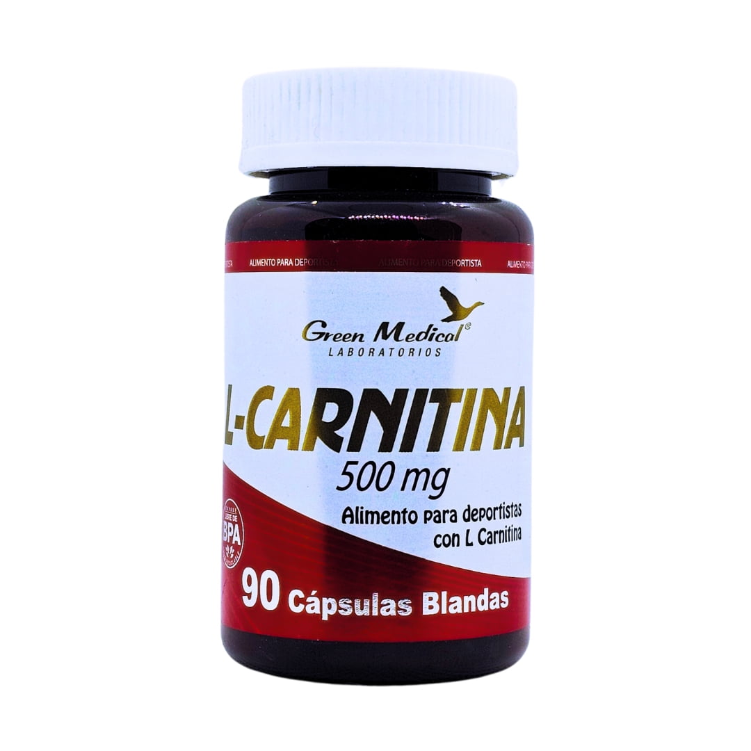 L Carnitina 500mg. 90 Capsulas Blandas Green Medical | Lider