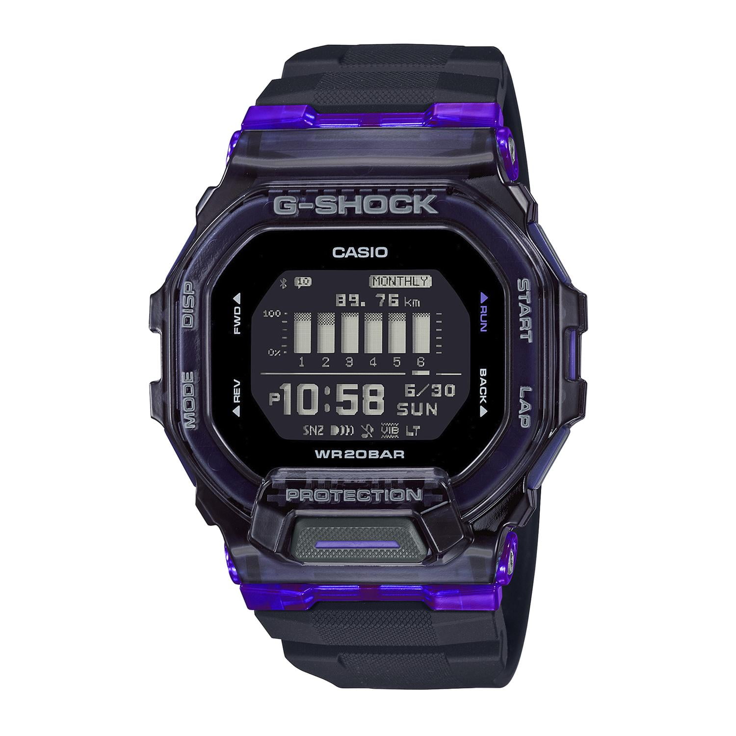 Reloj G-SHOCK GBD-200SM-1A6DR Resina Hombre Morado negro | Lider