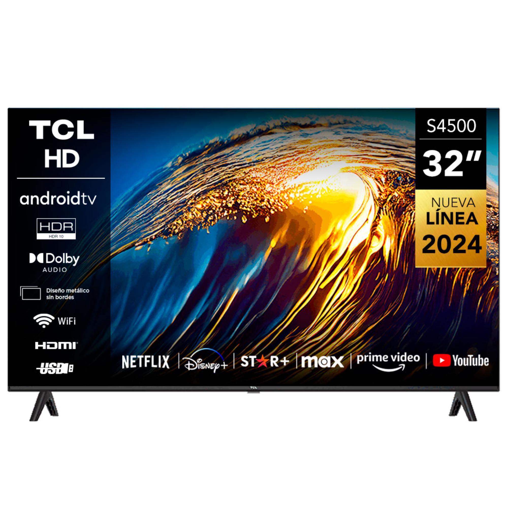 Tcl - Televisor Smart Tv 32"" S4500 Hd Android Tv