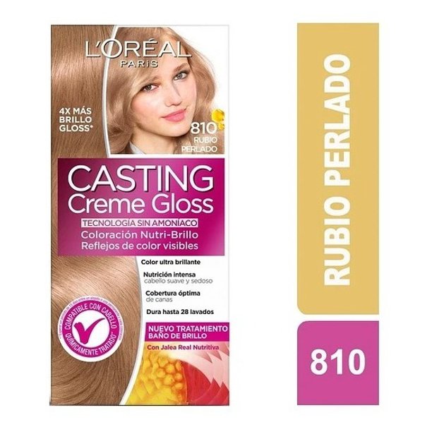 COLORAC.810 RUBIO PERLADO 1UN CASTING | Lider